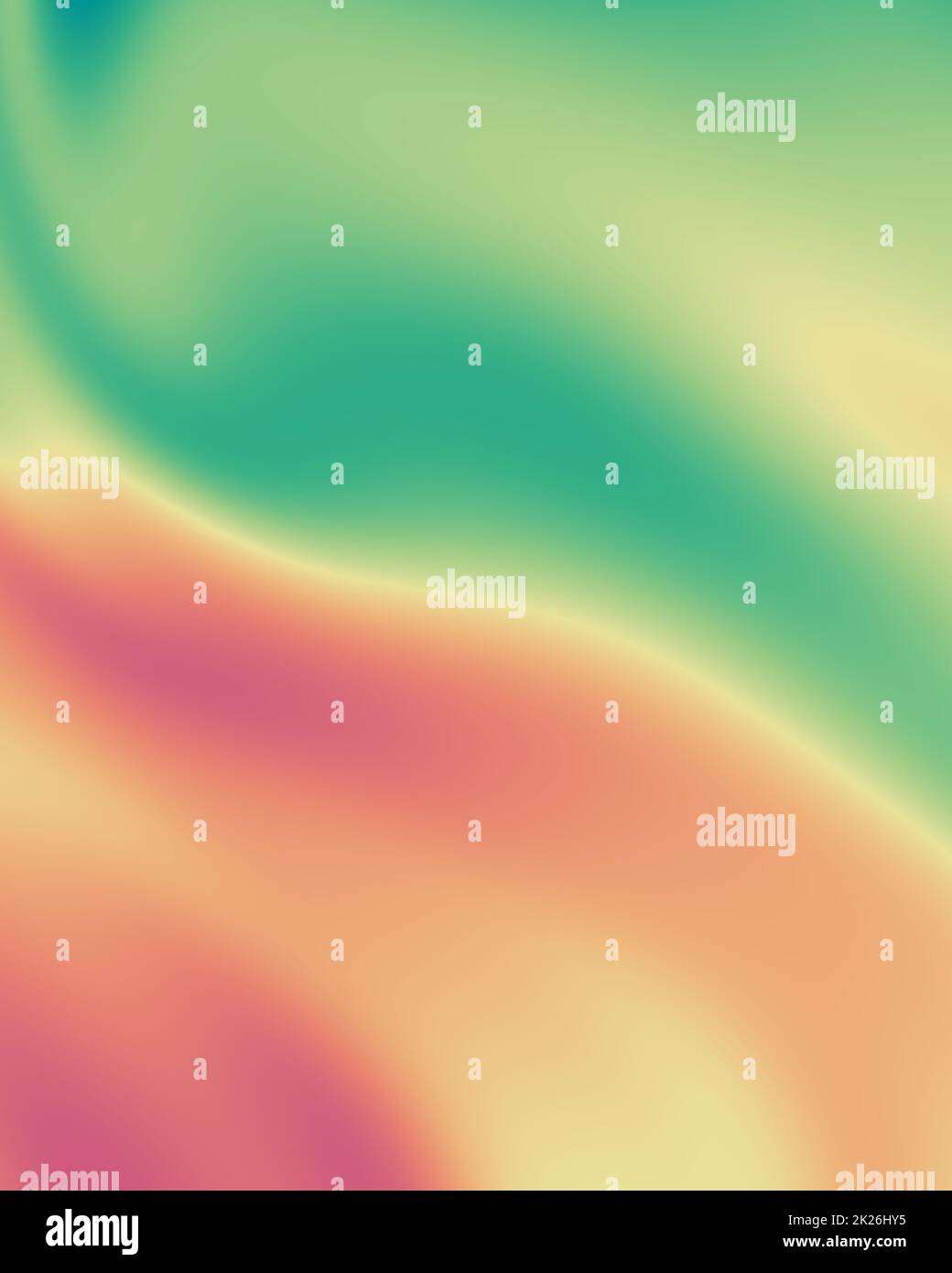 Green and orange gradient illustration. Flowing gradient, smooth and ...