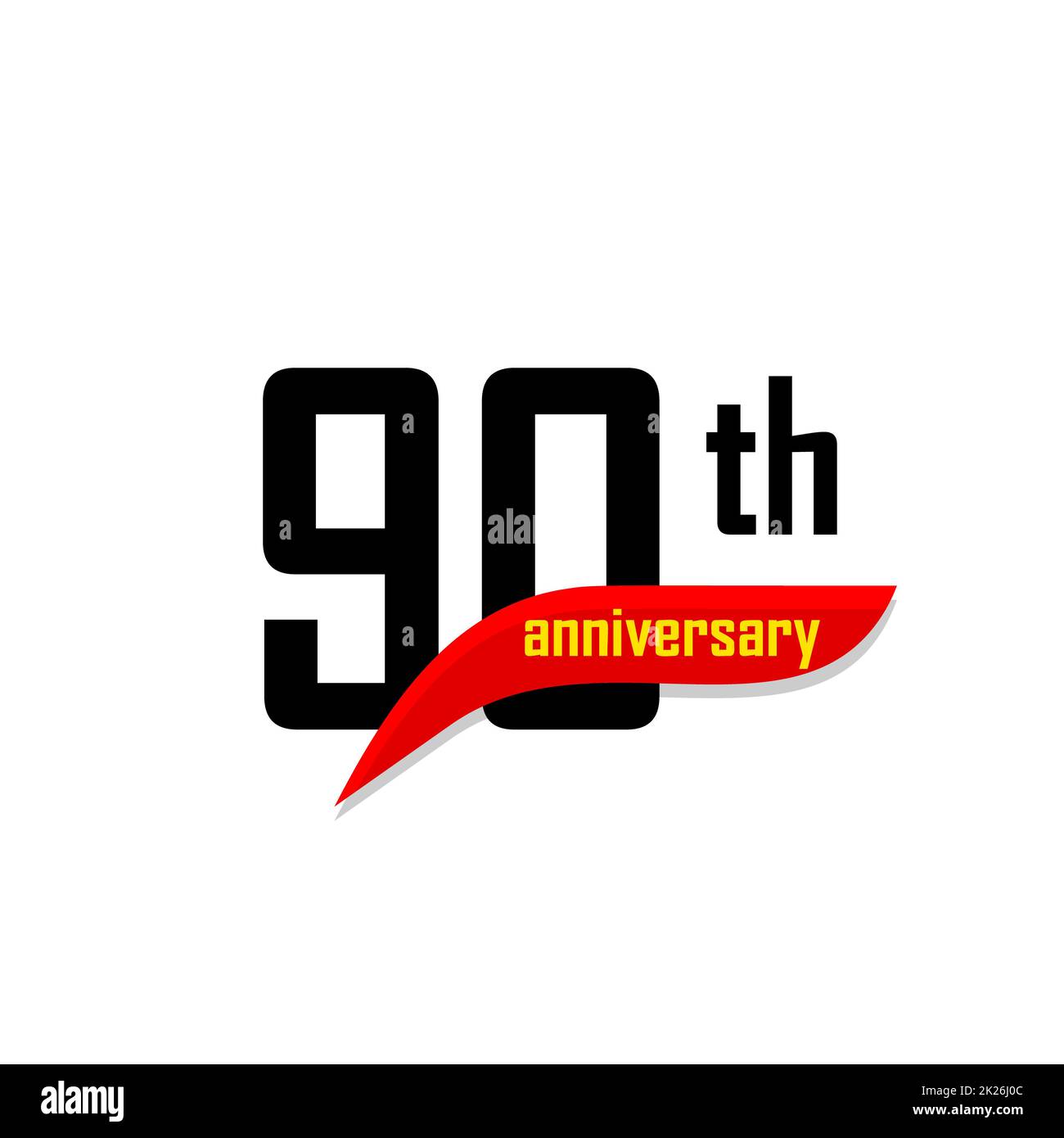 90th Anniversary Logo Premium Vector | 90th Anniversary Celebration