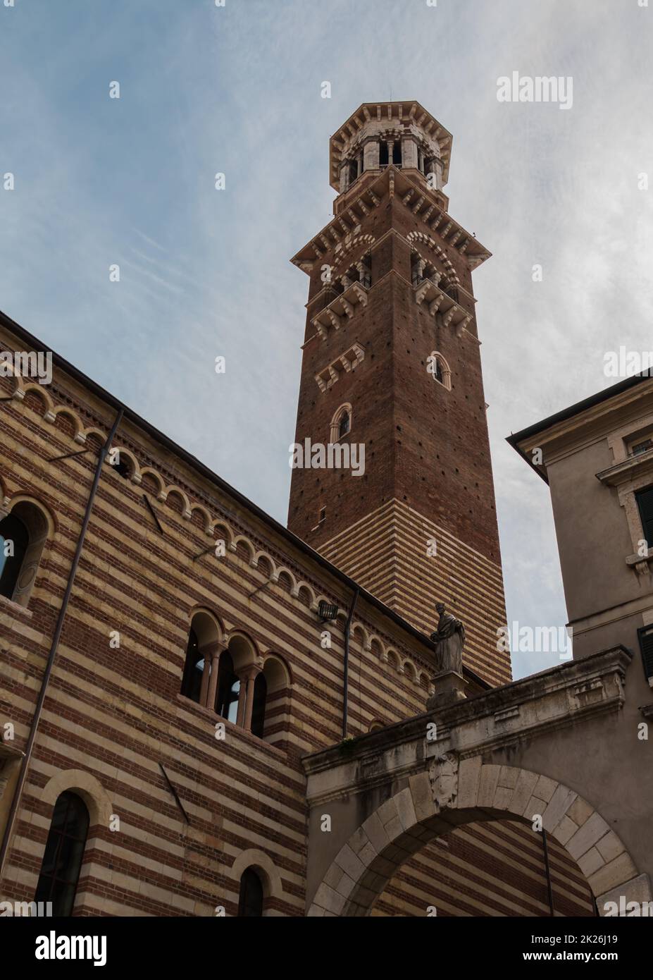 Torre dei Lamberti II Stock Photo - Alamy