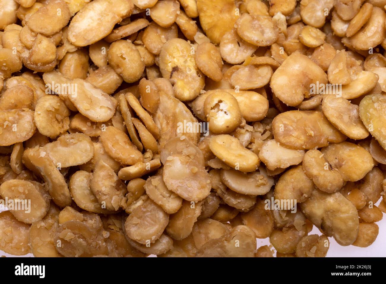 Roasted and salted fava beans Stock Photo - Alamy
