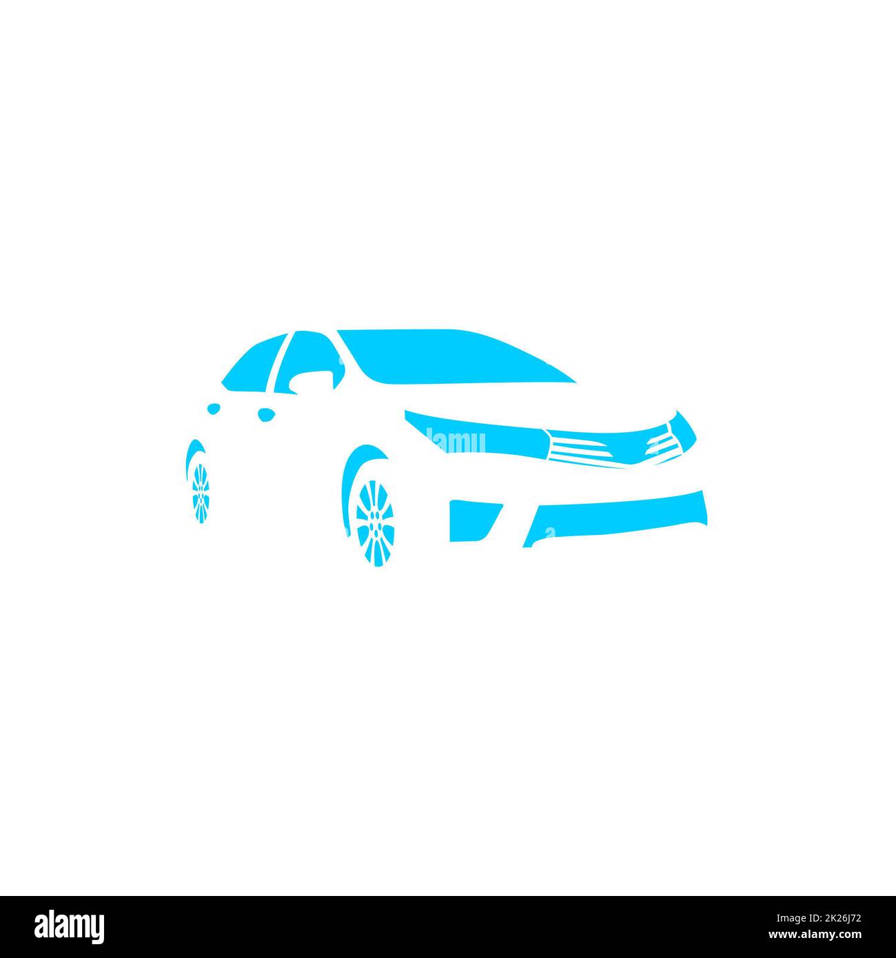 Silhouette classic sports car Cut Out Stock Images & Pictures - Alamy