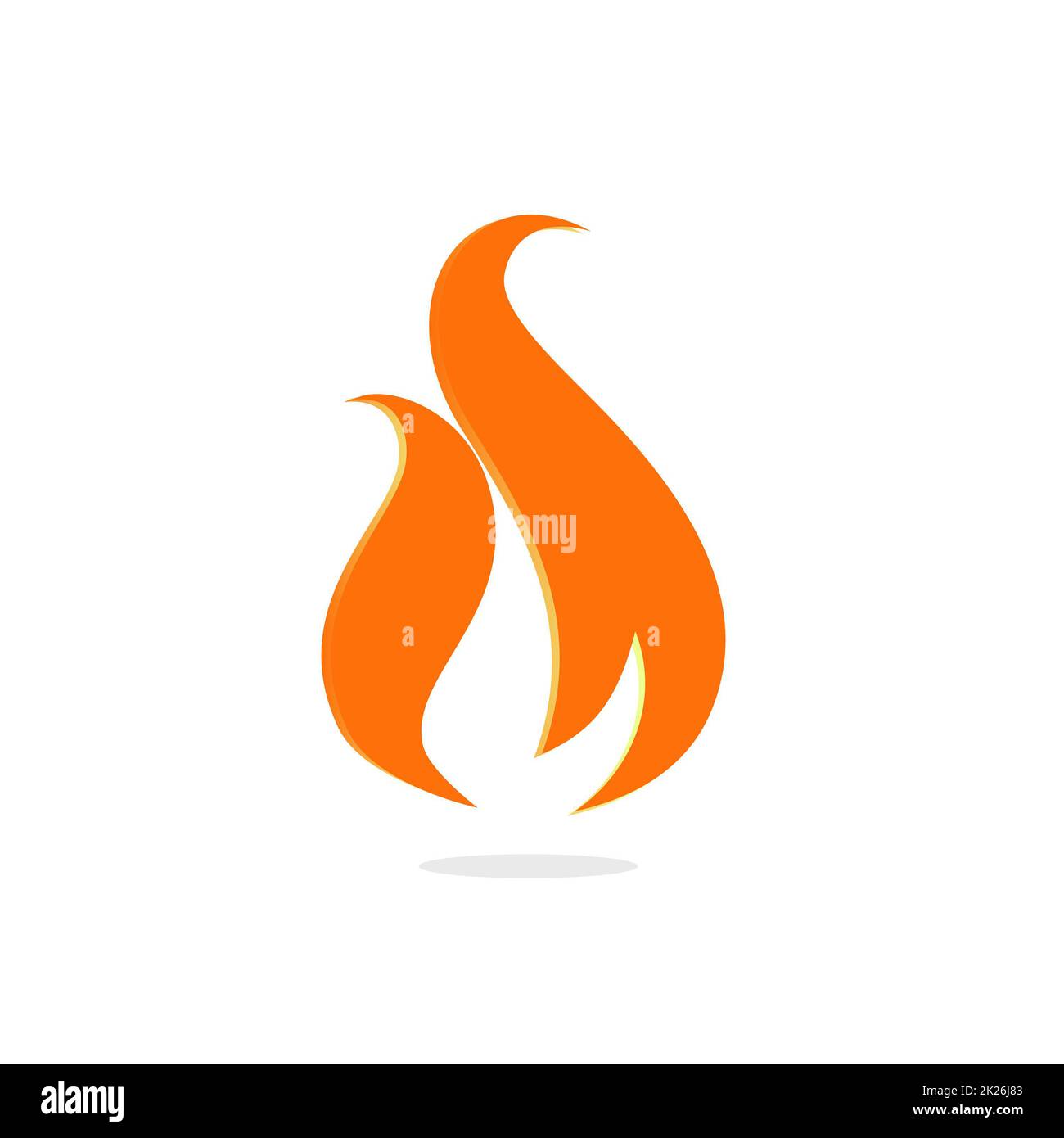 Fire. Logo. Sign. Vector Stock Photo - Alamy
