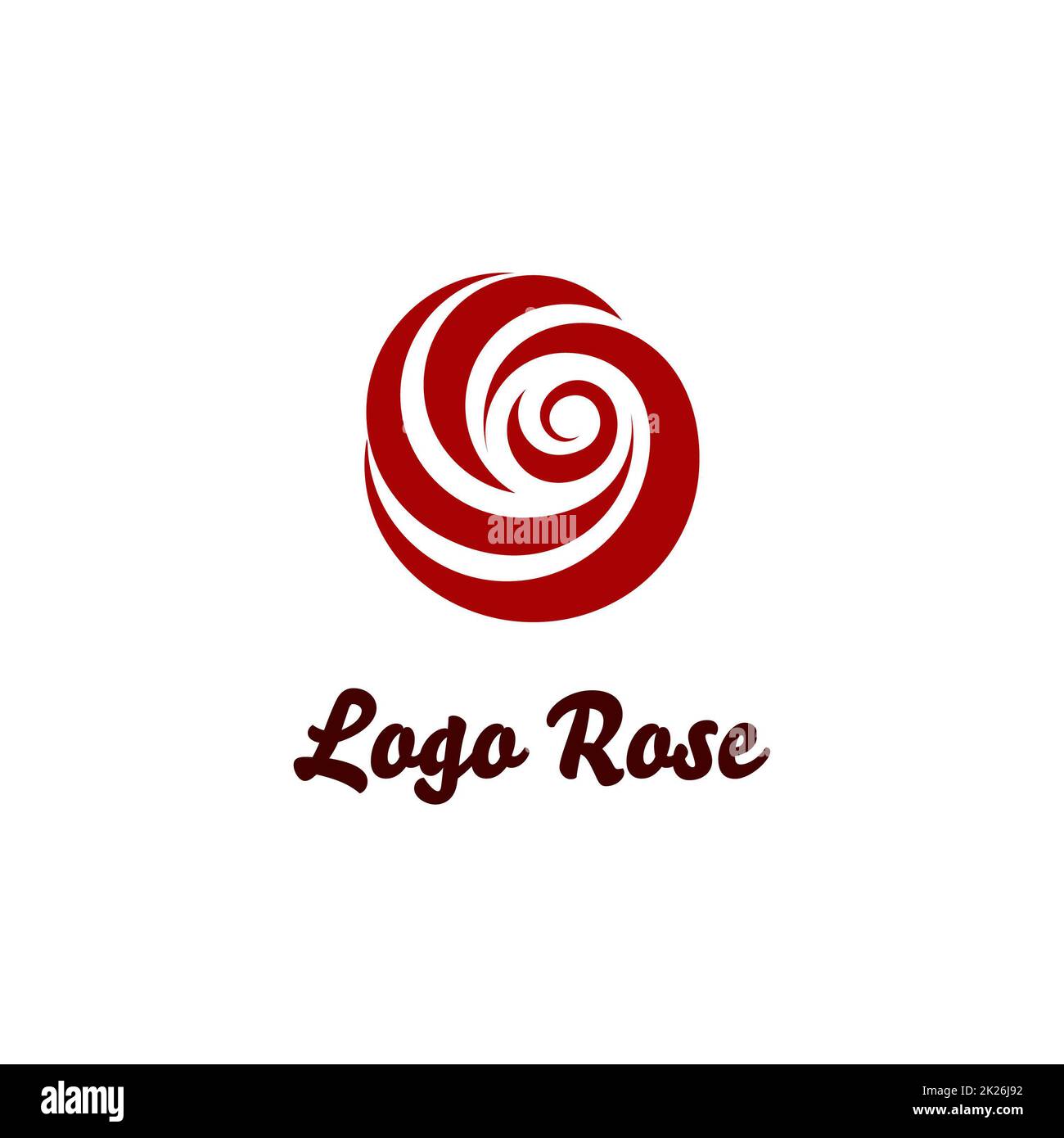 Rose logo Cut Out Stock Images & Pictures - Alamy
