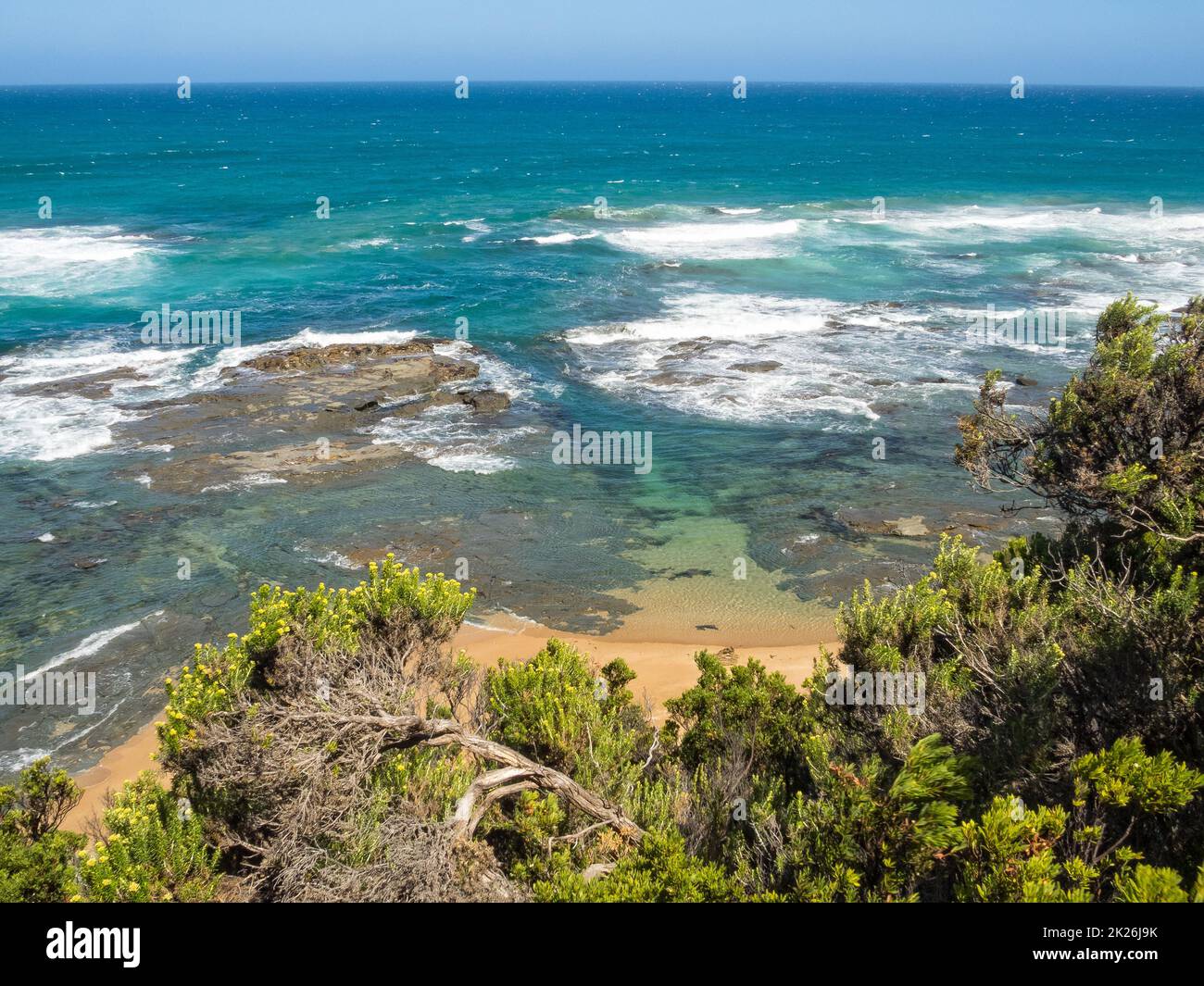 Seascape - Crayfish Bay Stock Photo - Alamy