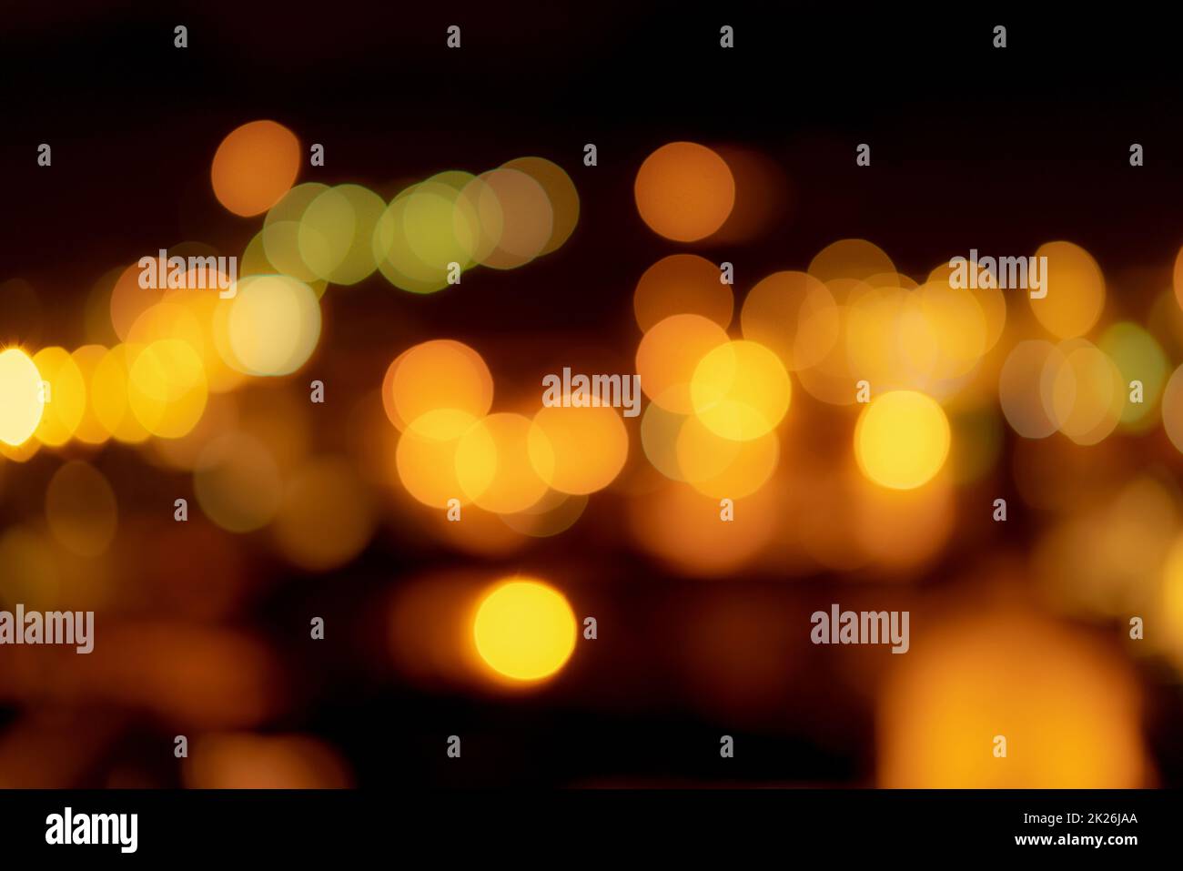 Blurred orange bokeh background. Blur abstract background of urban ...