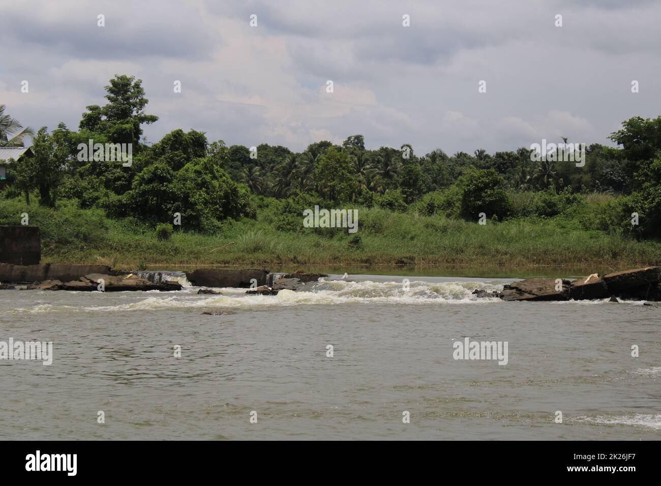 Beautiful indian river flowing Stock Photo - Alamy