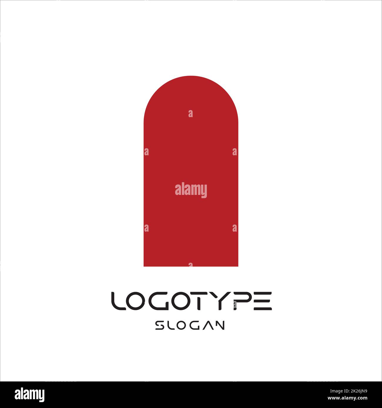 Letter A logo, abstract entrance, passage or exit symbol, simple doors ...