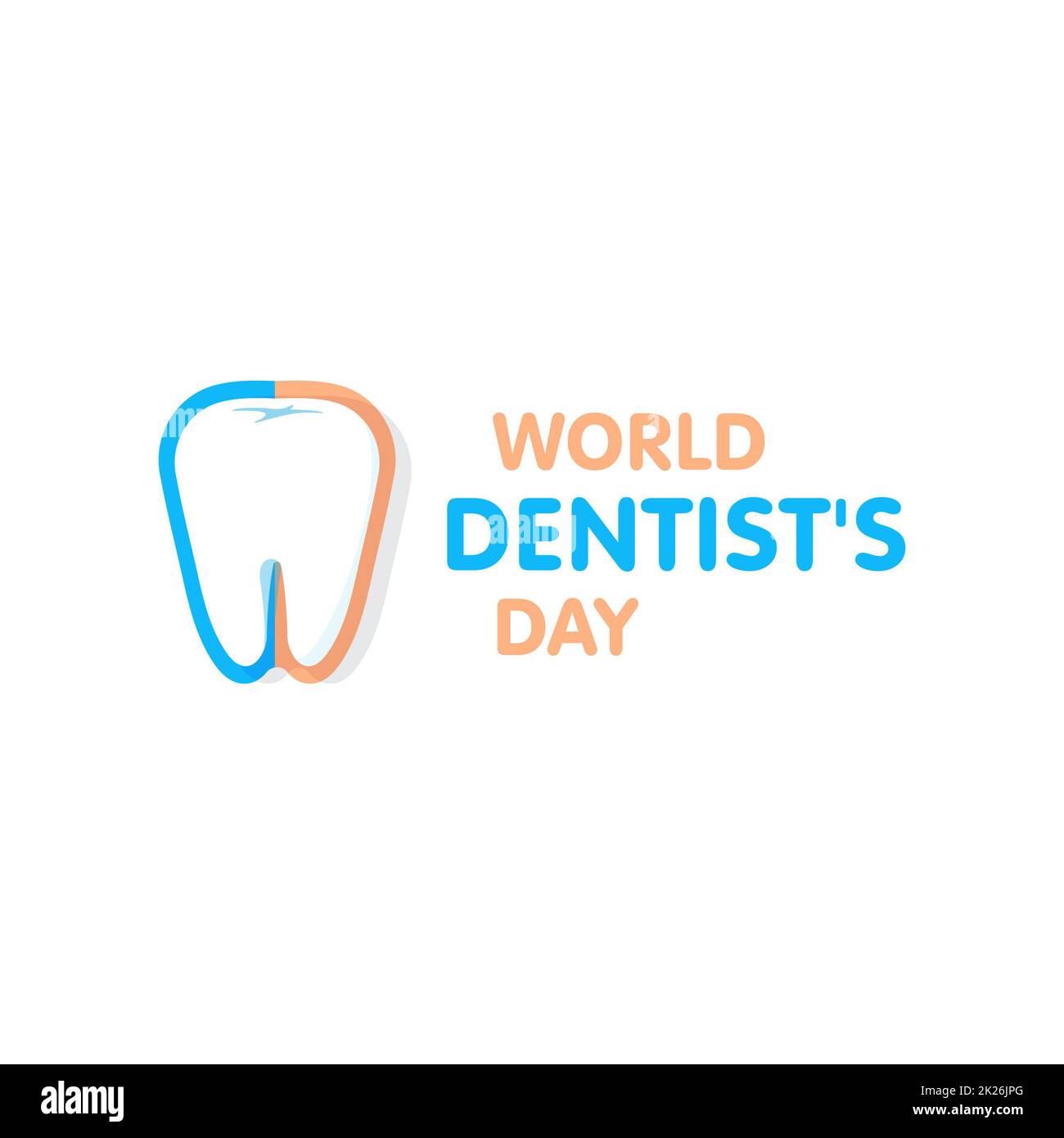 World Dentist's Day. Dental clinic logo. Vector Dentist logo. Dental clinic logo Stock Photo - Alamy