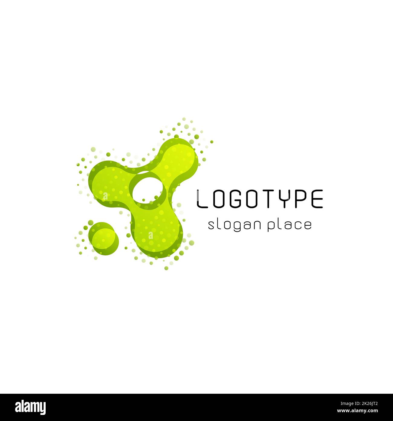 Science Logo With Atoms And Radioactive Molecules, sign of a science ...