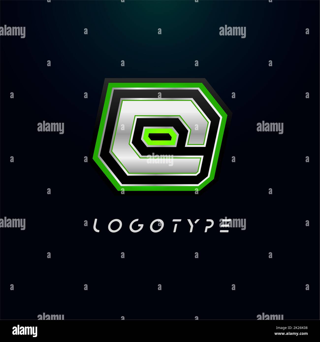 Letter Q for video game logo and super hero monogram. Sport gaming ...