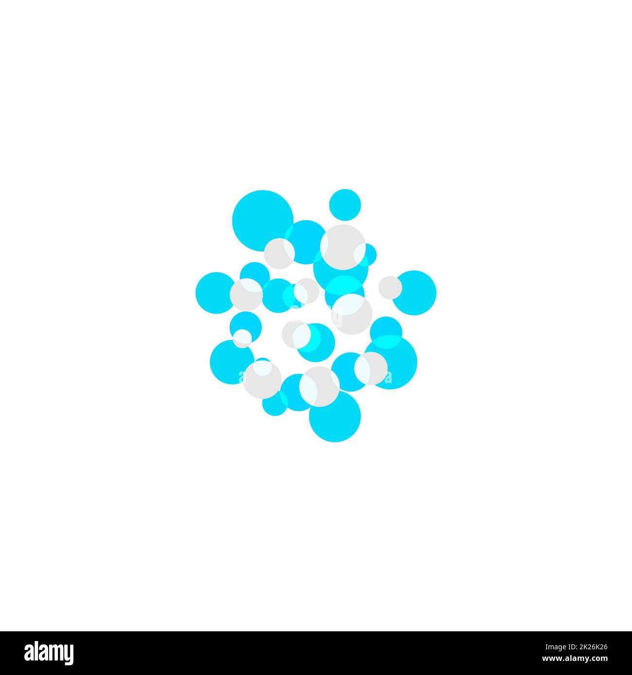 Vector isolated sun logo design template. Abstract dots symbol. Icon ...