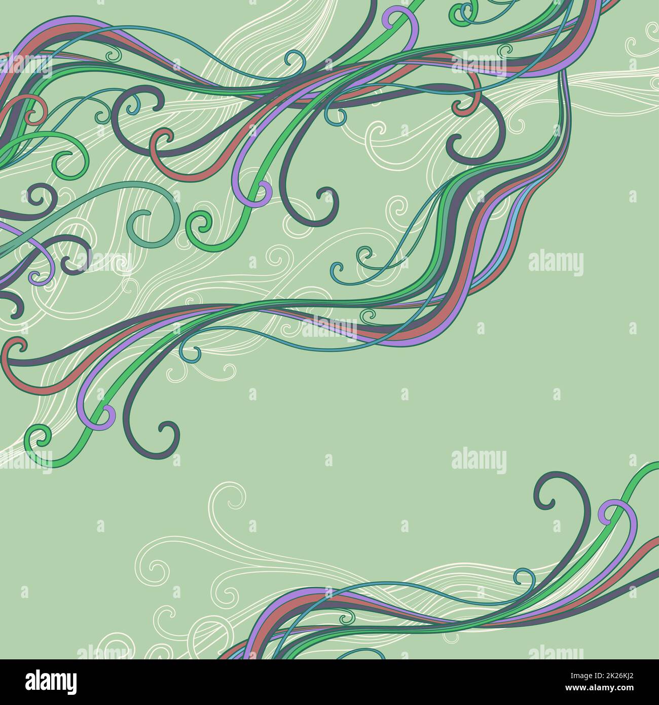 Hair swirl vector hi-res stock photography and images - Alamy