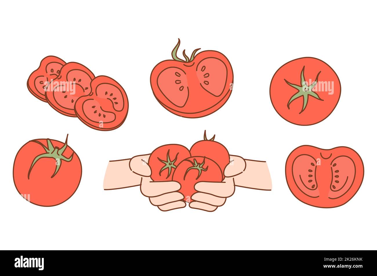 Set tomatoes hi-res stock photography and images - Alamy