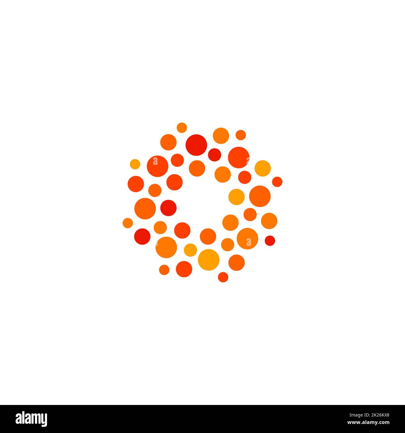 Orange red logo hi-res stock photography and images - Alamy