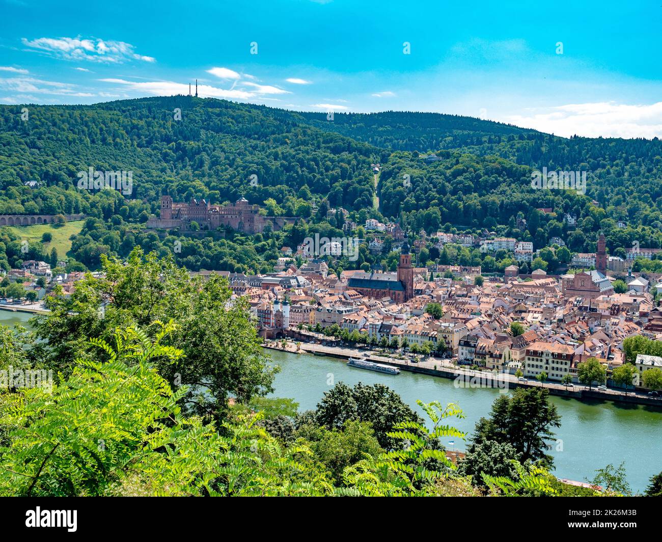 Aerial view of Heidelberg Stock Photo - Alamy