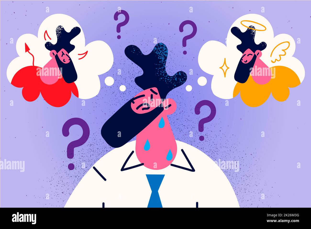 Dilemma good evil hi-res stock photography and images - Alamy