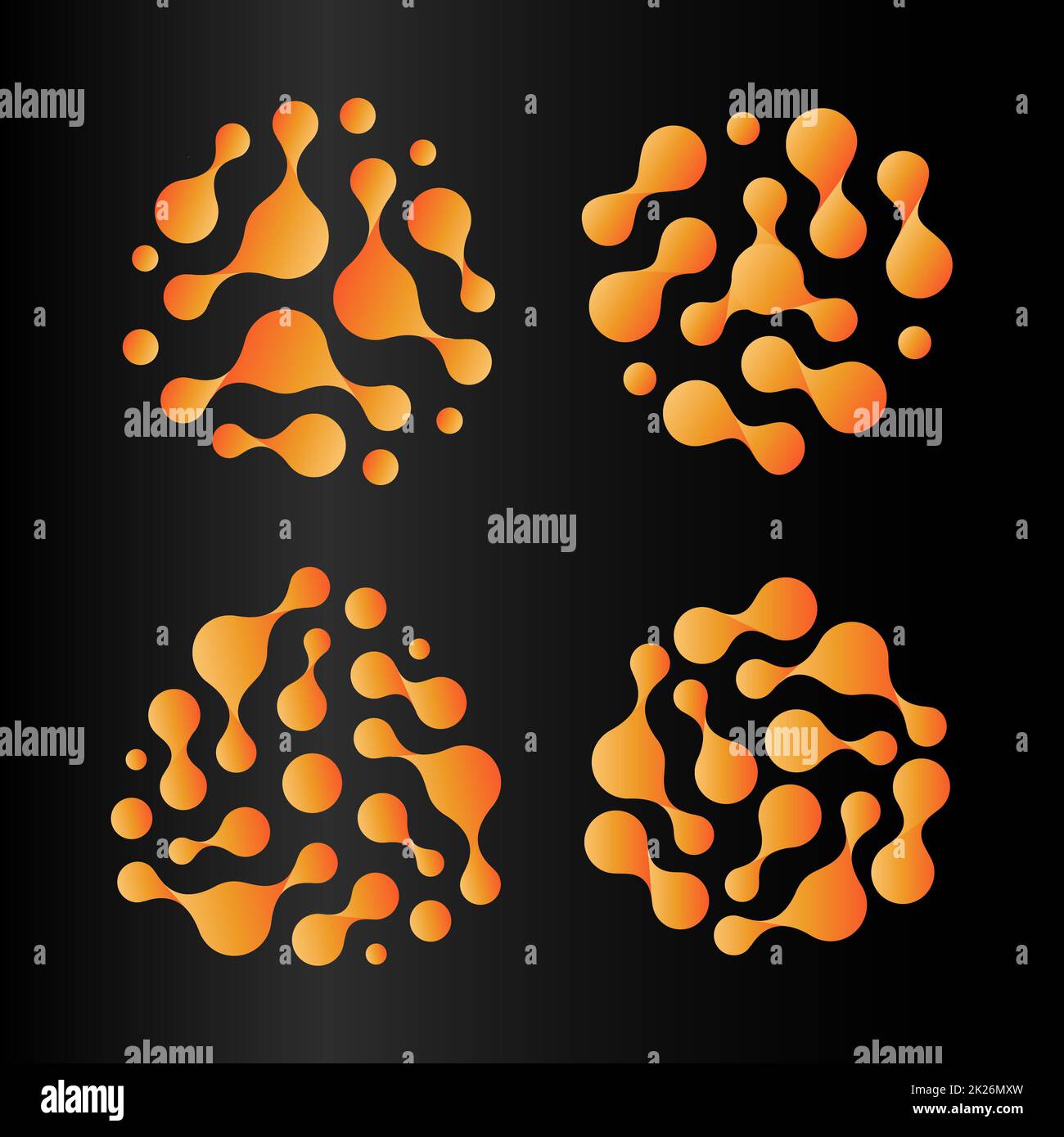 Abstract technology background orange hi-res stock photography and ...