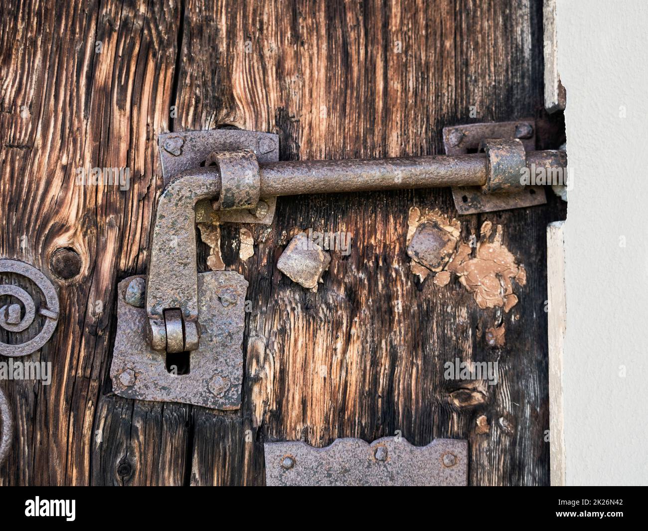 Rusty Door Lock Stock Photo - Alamy