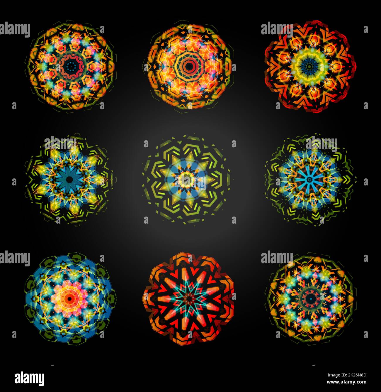 Mandala vector hi-res stock photography and images - Alamy