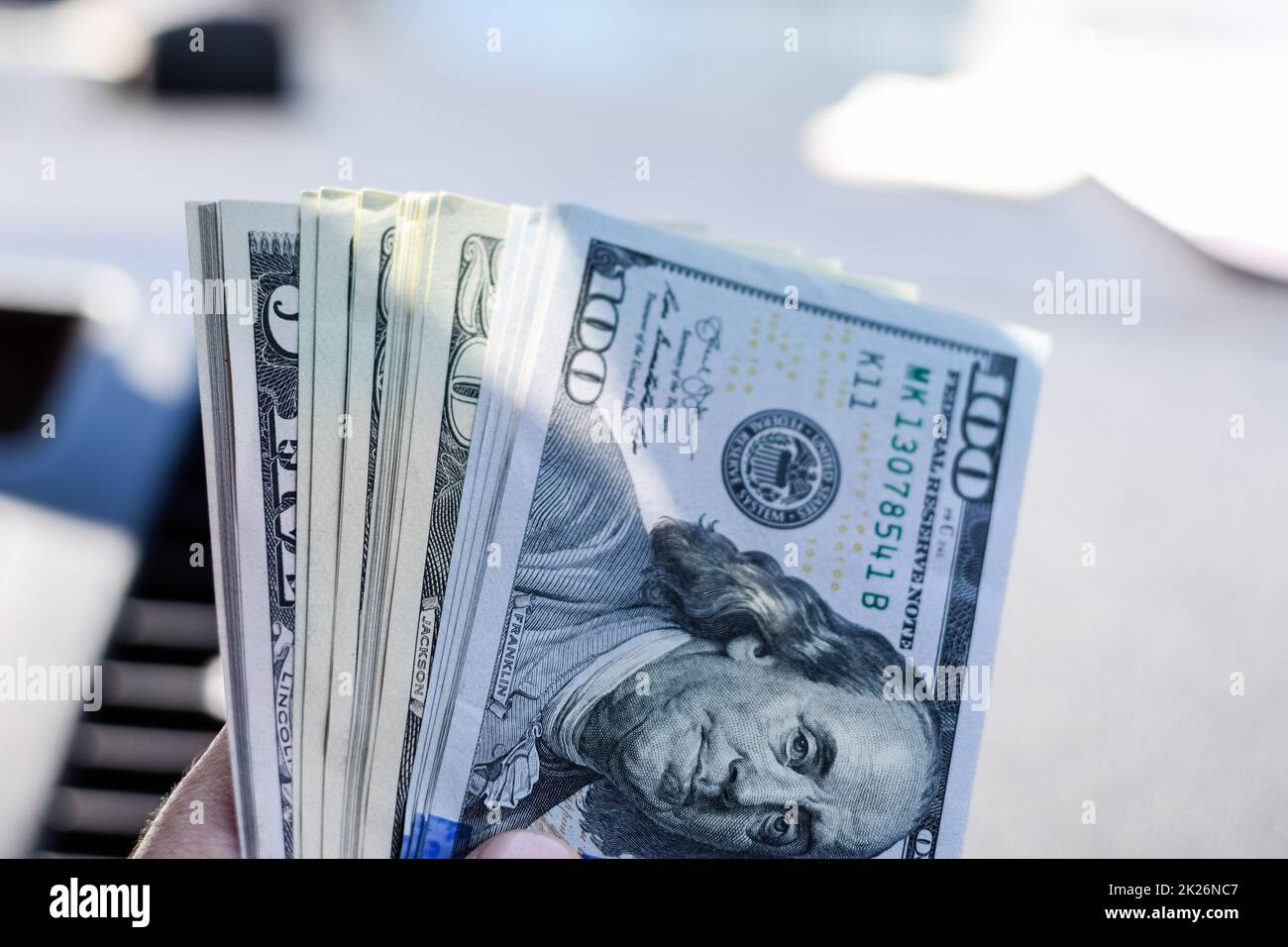 Money dashboard hi-res stock photography and images - Alamy