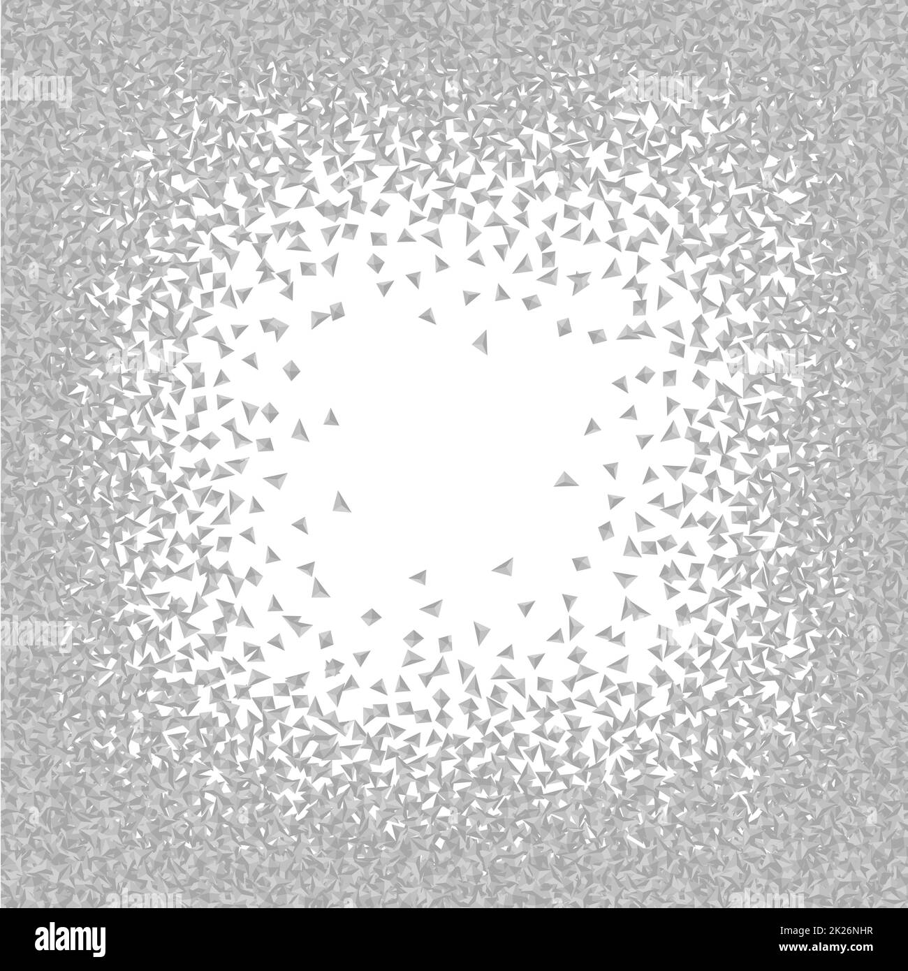 Isolated abstract grey and white color dust background. Seamless dotted texture. Messy powder ...