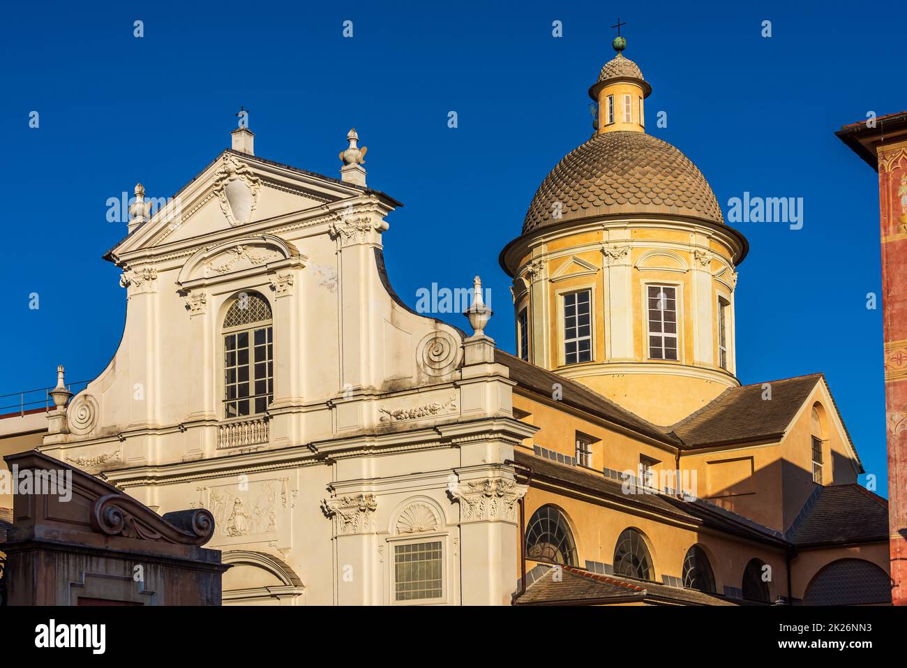 Church in Chiavari Stock Photo - Alamy