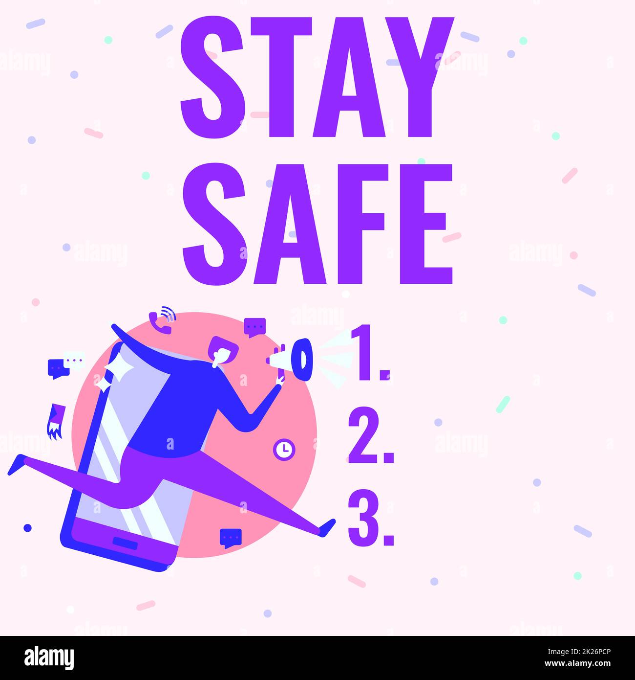 Inspiration showing sign Stay Safe. Internet Concept secure from threat ...