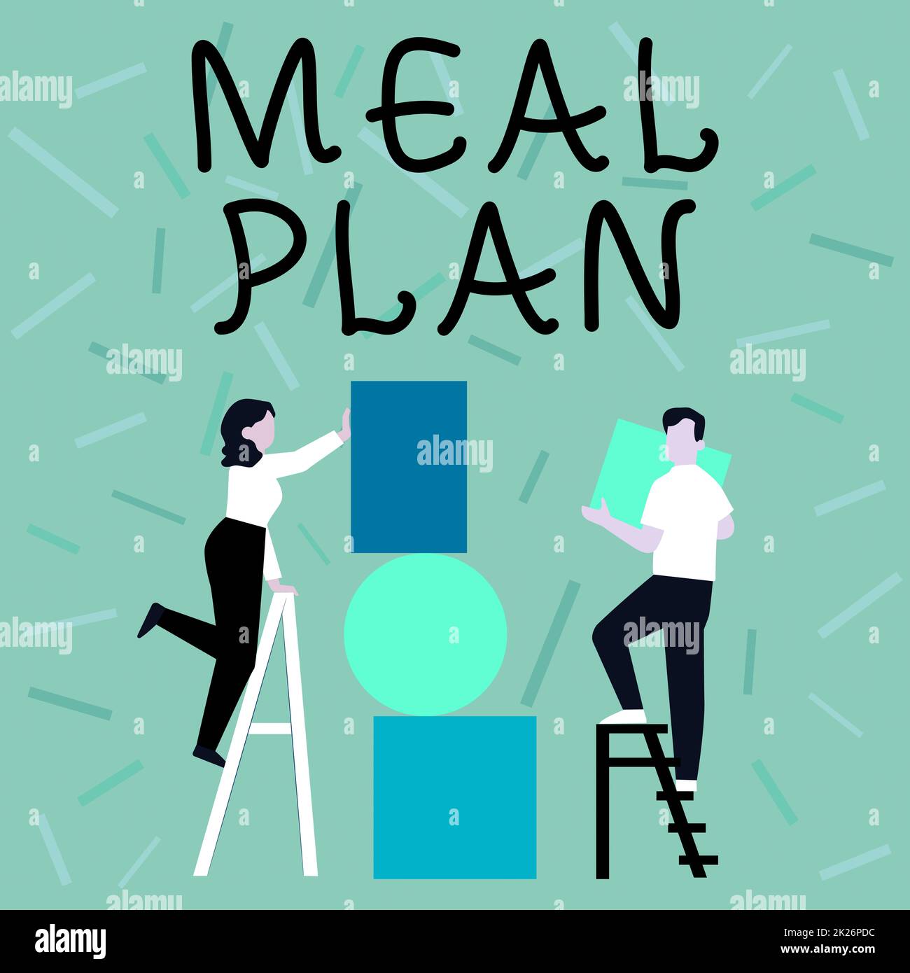 Conceptual display Meal Plan. Concept meaning act of taking time to ...