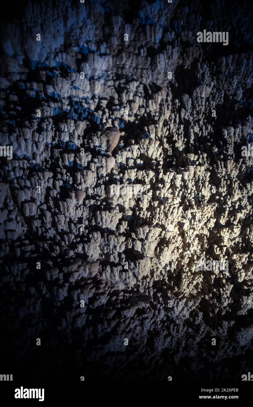 Rock formations on a cave's wall Stock Photo - Alamy