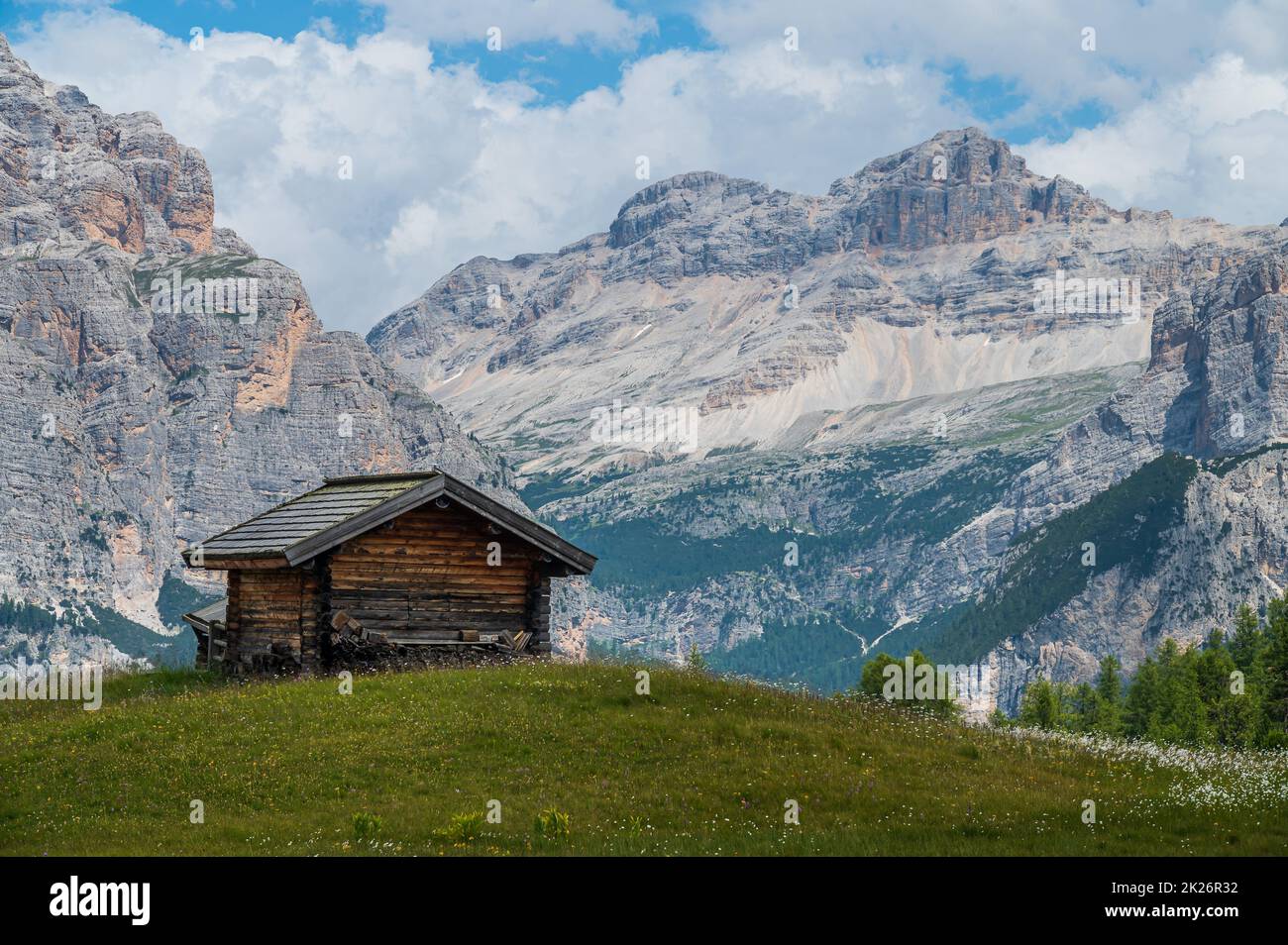 Pralongia Plateau in the Dolomites Stock Photo - Alamy