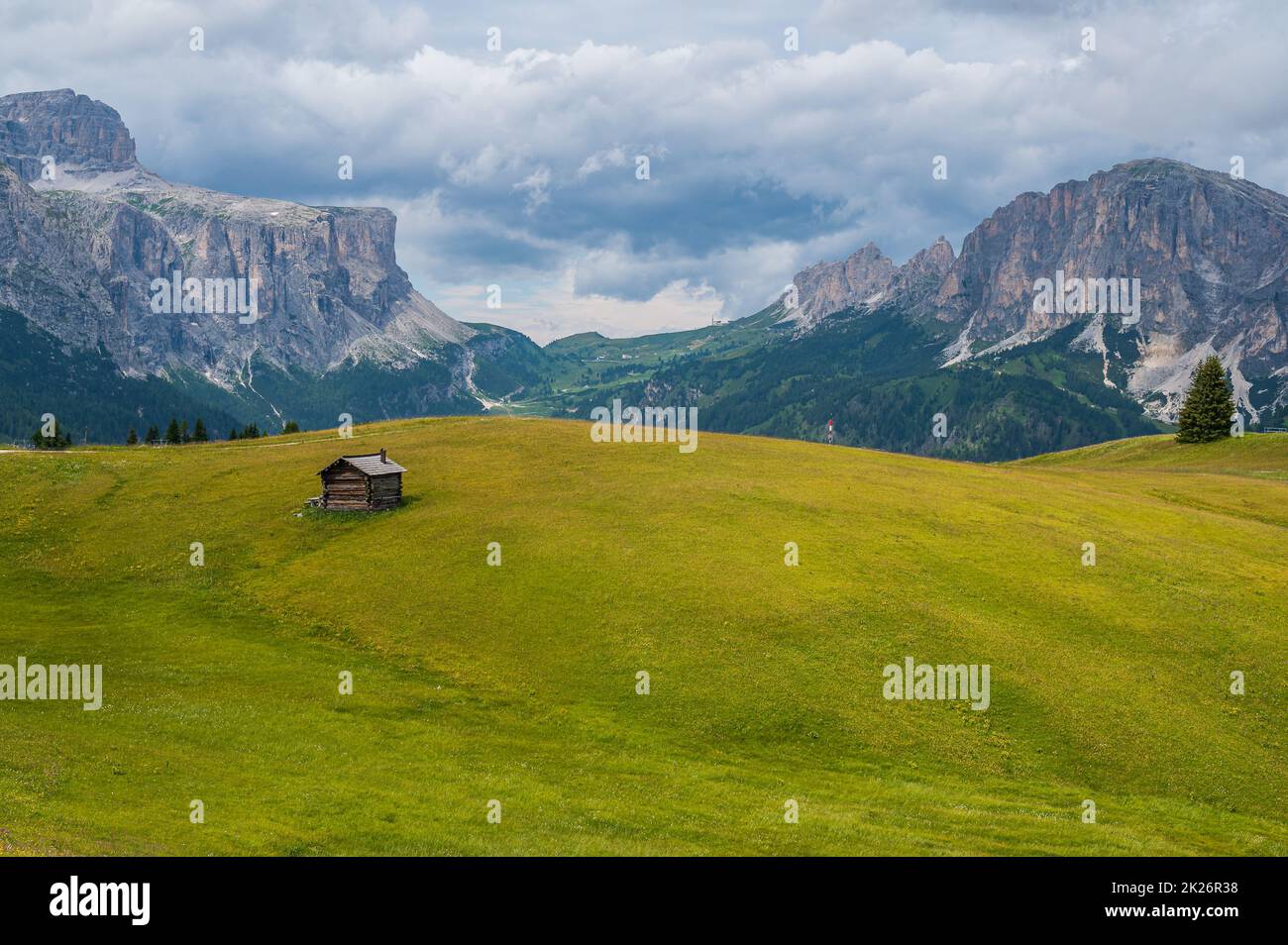 Pralongia Plateau in the Dolomites Stock Photo - Alamy