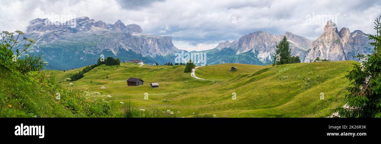Pralongia Plateau in the Dolomites Stock Photo - Alamy