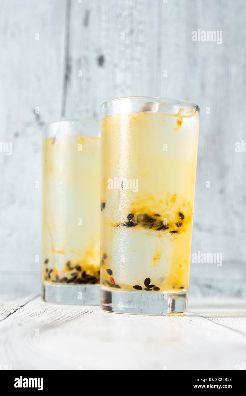 Glasses of Waltzing Matilda Cocktail Stock Photo - Alamy