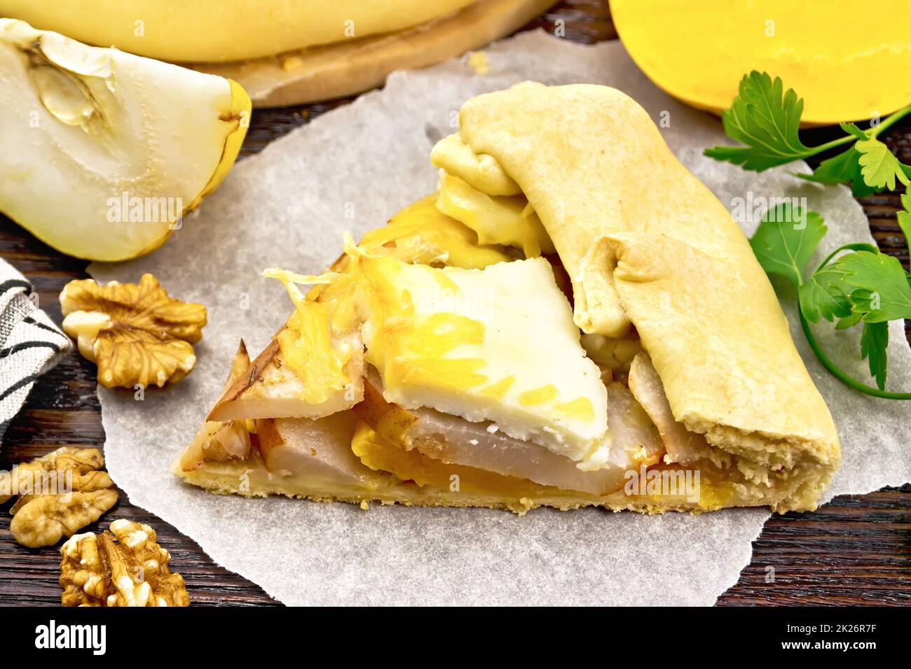 Piece pumpkin pie on hi-res stock photography and images - Alamy