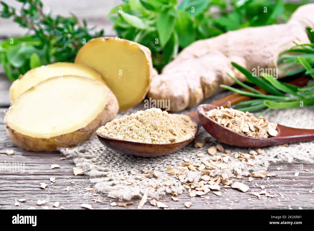 Powder ground ginger on hi-res stock photography and images - Alamy