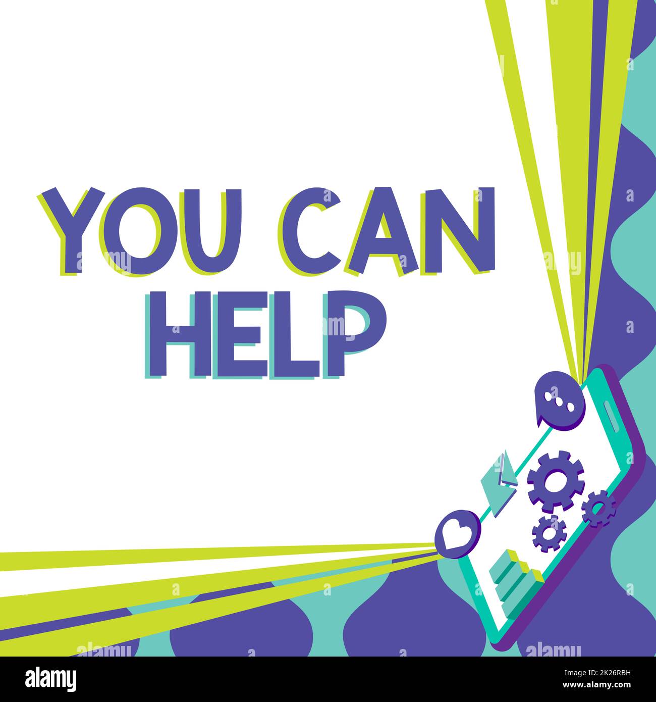 Conceptual caption You Can Help. Word for do something official or ...