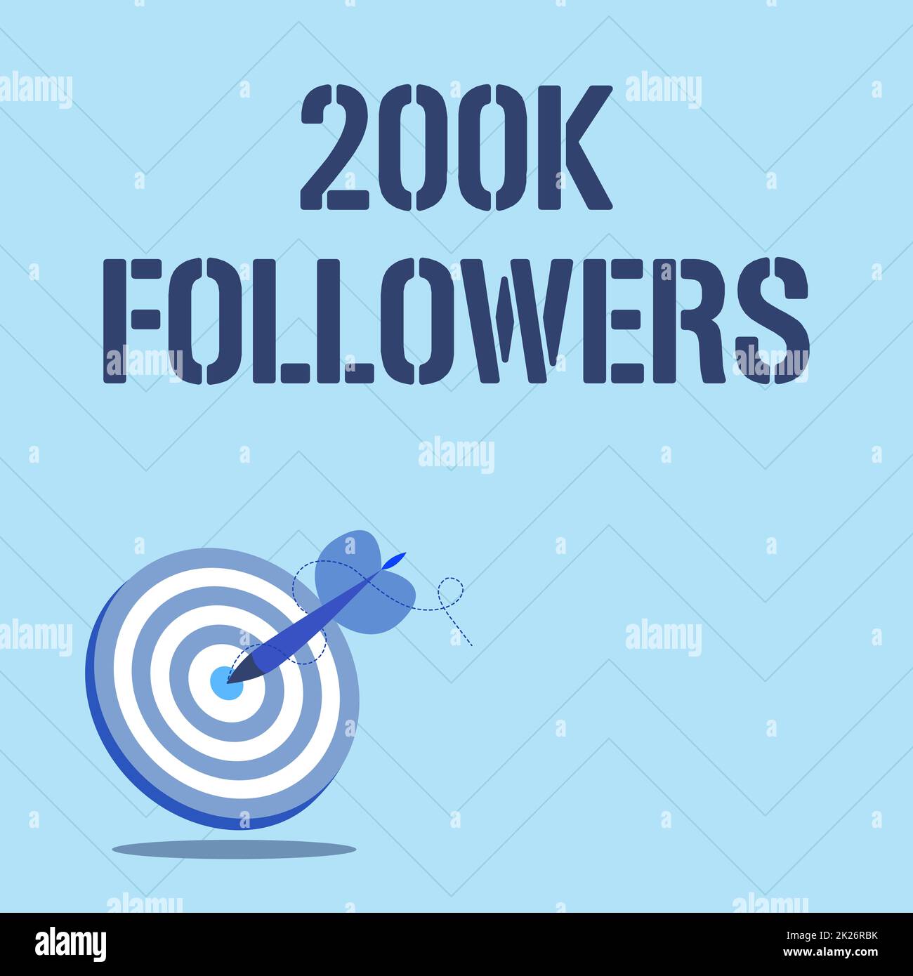 Text sign showing 200K Followers. Business overview number of ... Text sign showing 200K Followers. Business overview number of ...