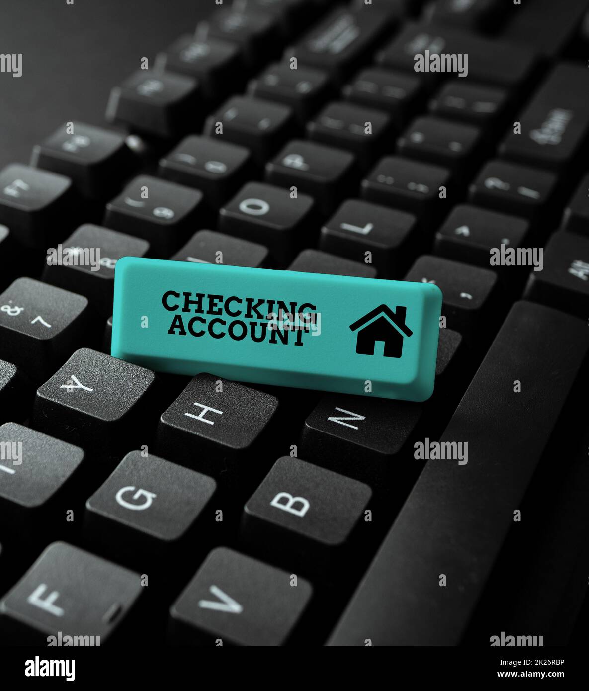 Text sign showing Checking Account. Internet Concept transactional bank ...