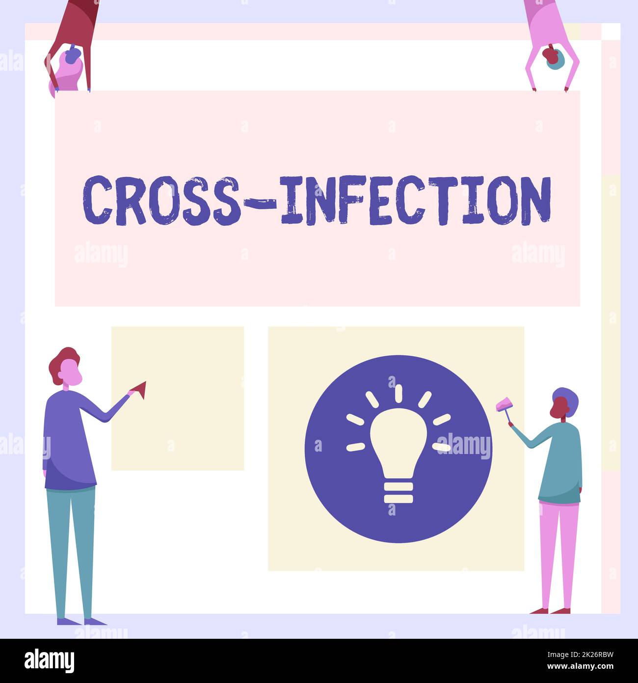 Conceptual display Cross Infection. Business overview diseasecausing ...