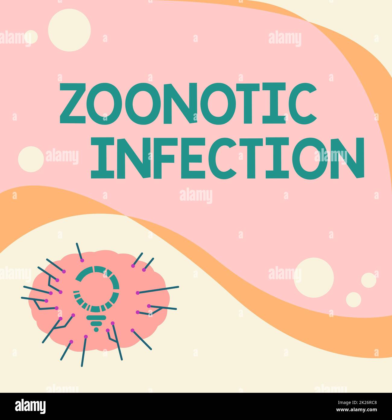 Text sign showing Zoonotic Infection. Internet Concept communicable ...