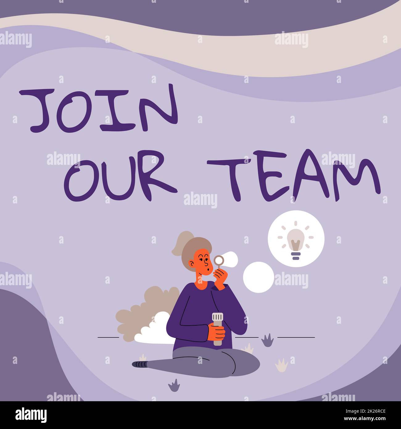 Writing displaying text Join Our Team. Business overview inviting ...