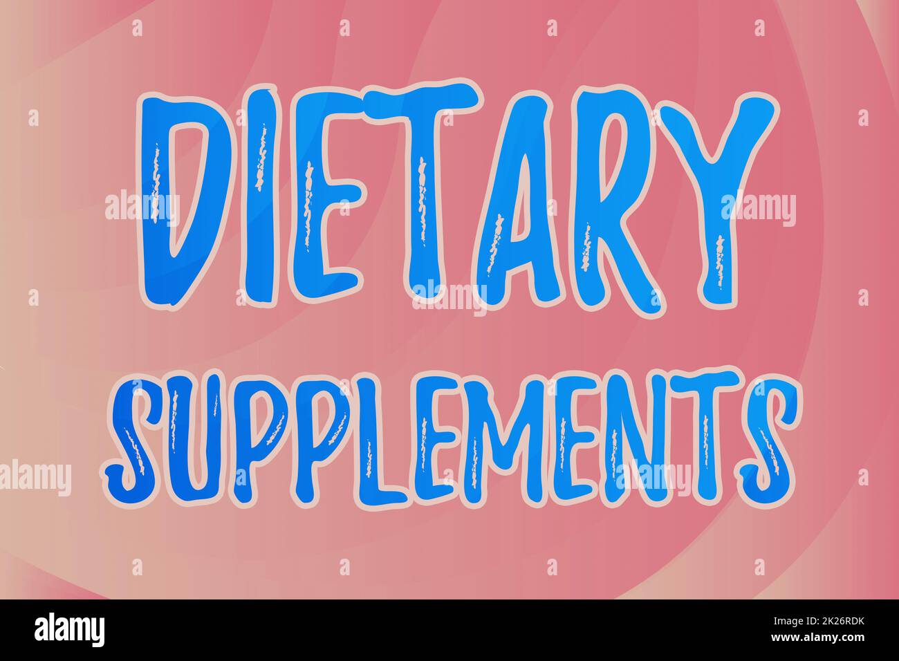 Hand writing sign Dietary Supplements. Concept meaning product intended ...