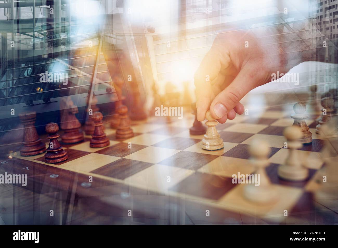 Strategy and tactics concept with businessman hi-res stock photography ...
