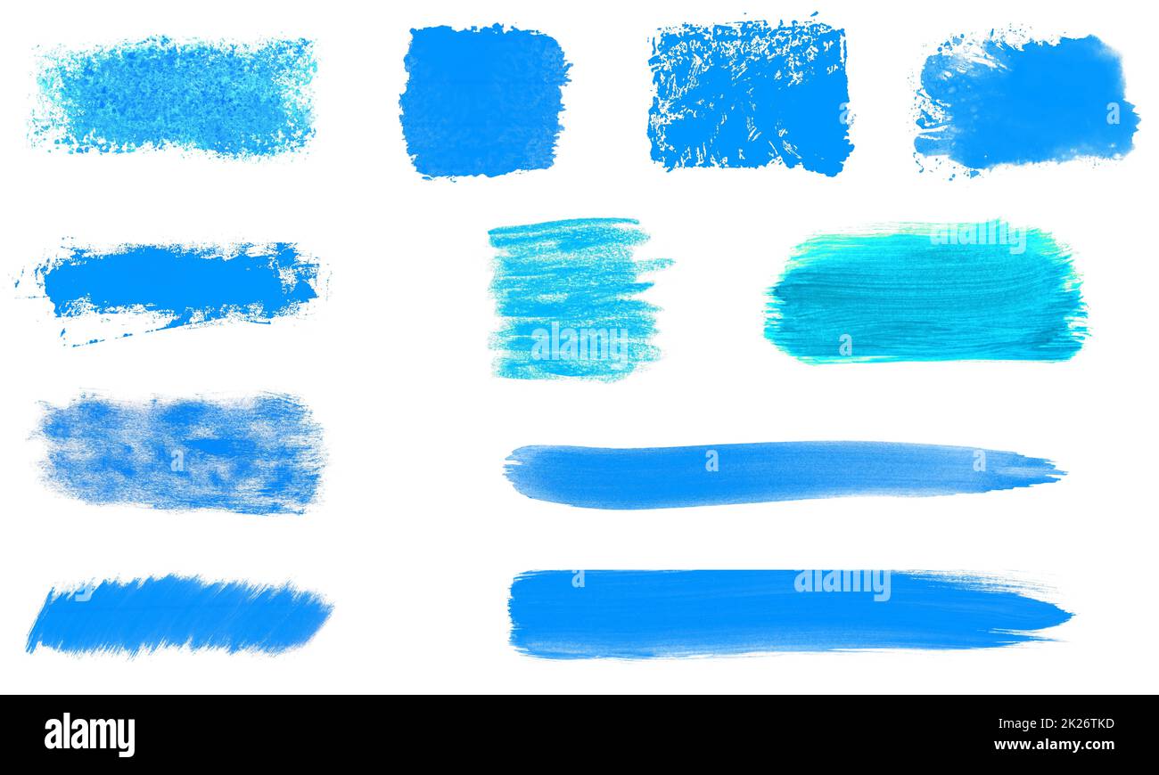 Painted white and turquoise blue Cut Out Stock Images & Pictures - Alamy