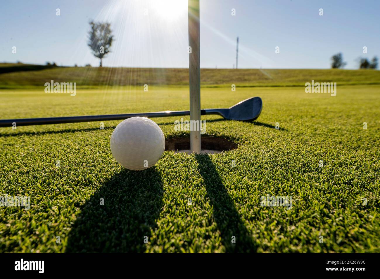 on the golf place Stock Photo - Alamy