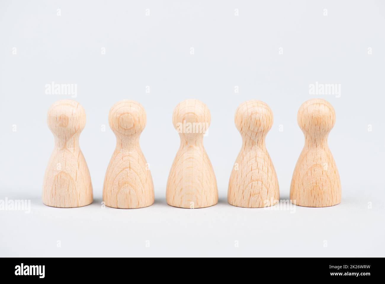 Group of people, equal men, social distancing, community of humans ...