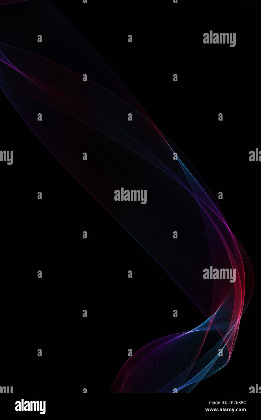 Abstract wave vector background, rainbow waved lines for brochure ...