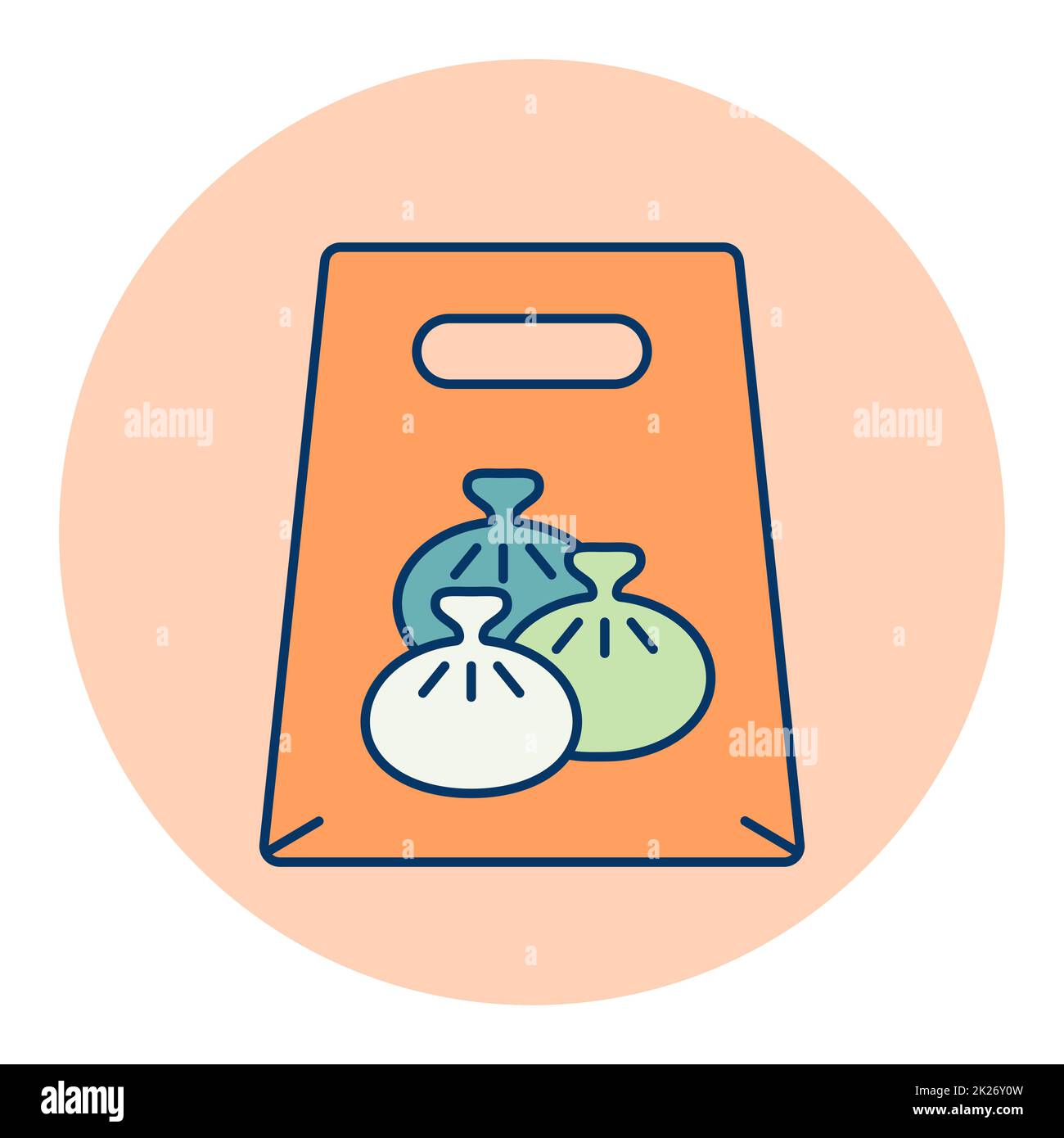 Paper food delivery bag hi-res stock photography and images - Alamy