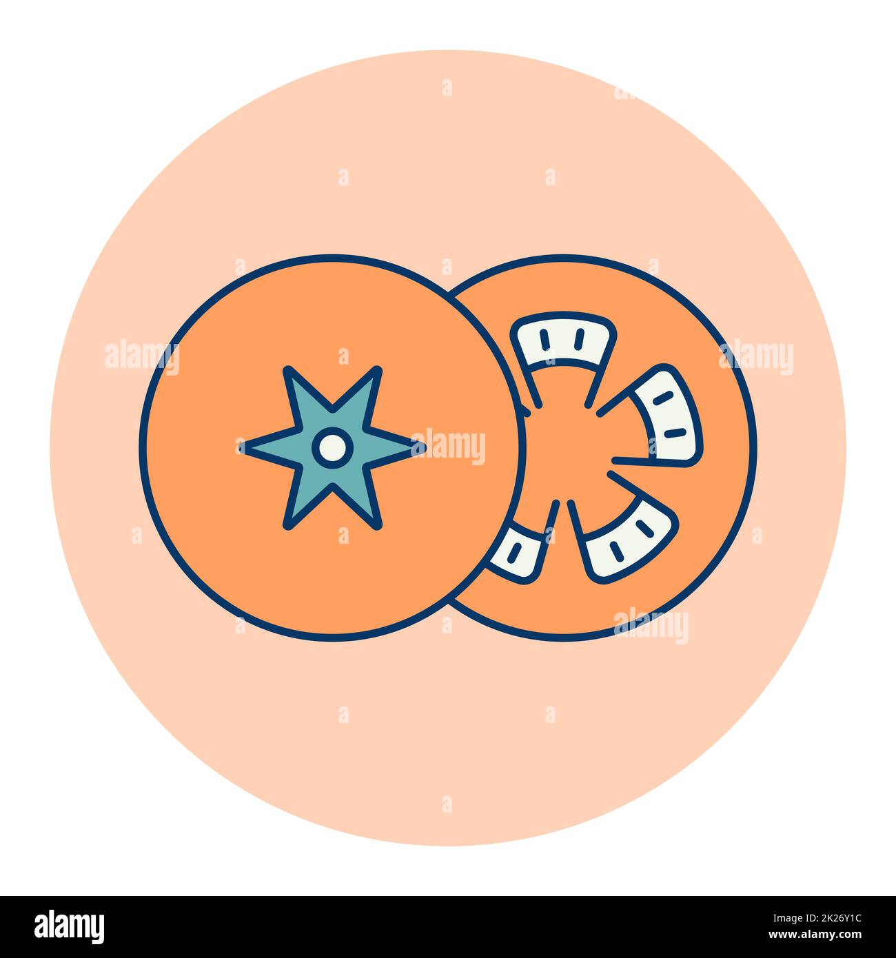 Tomato vector icon. Vegetable symbol Stock Photo - Alamy