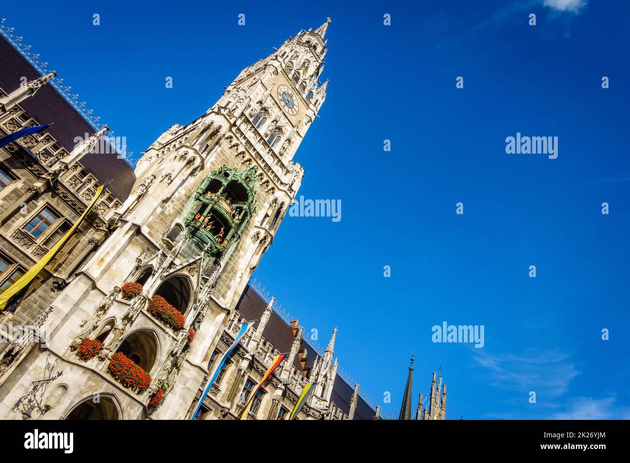 Historic rathaus building flags hi-res stock photography and images - Alamy